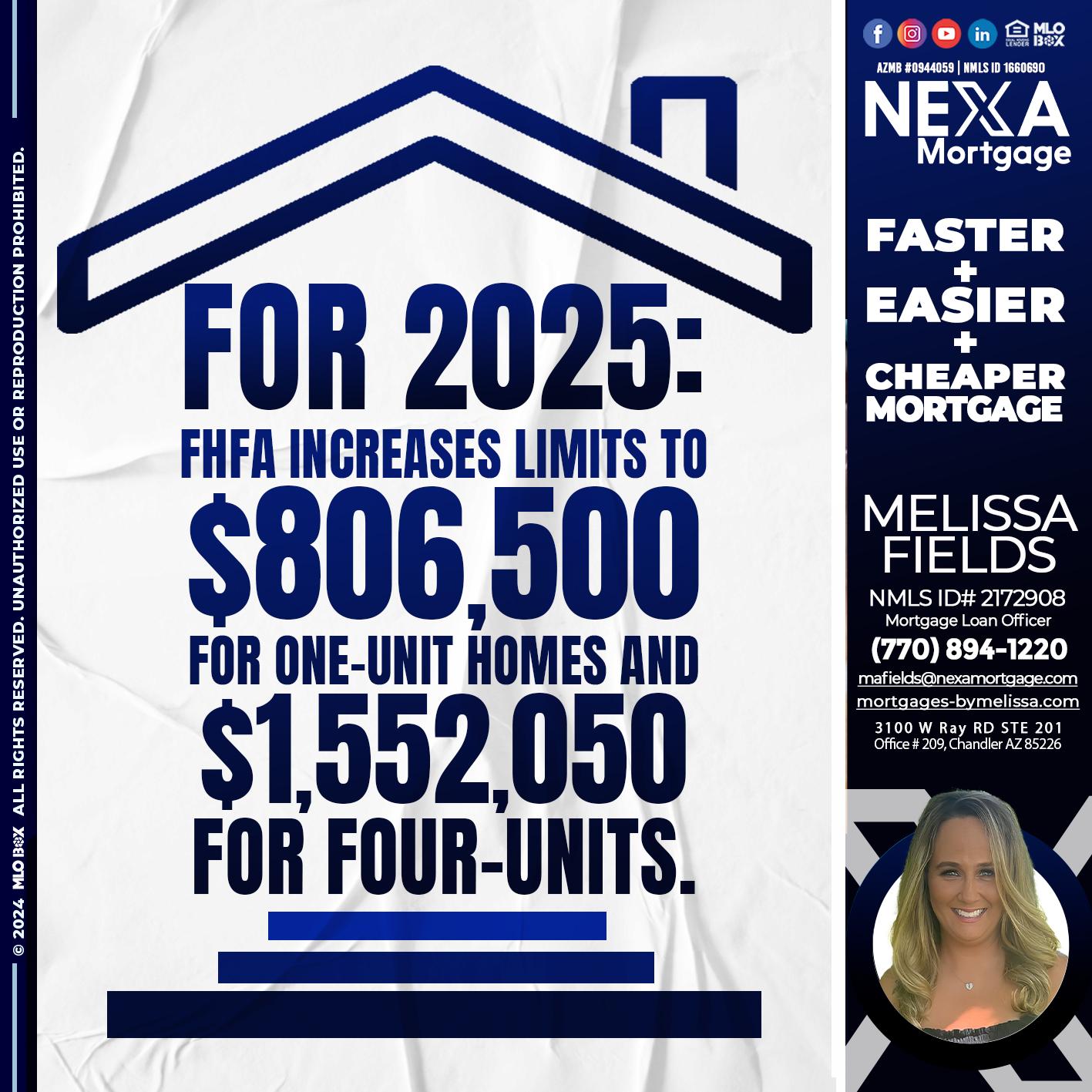 FOR 2025 - Melissa Fields -Mortgage Loan Officer
